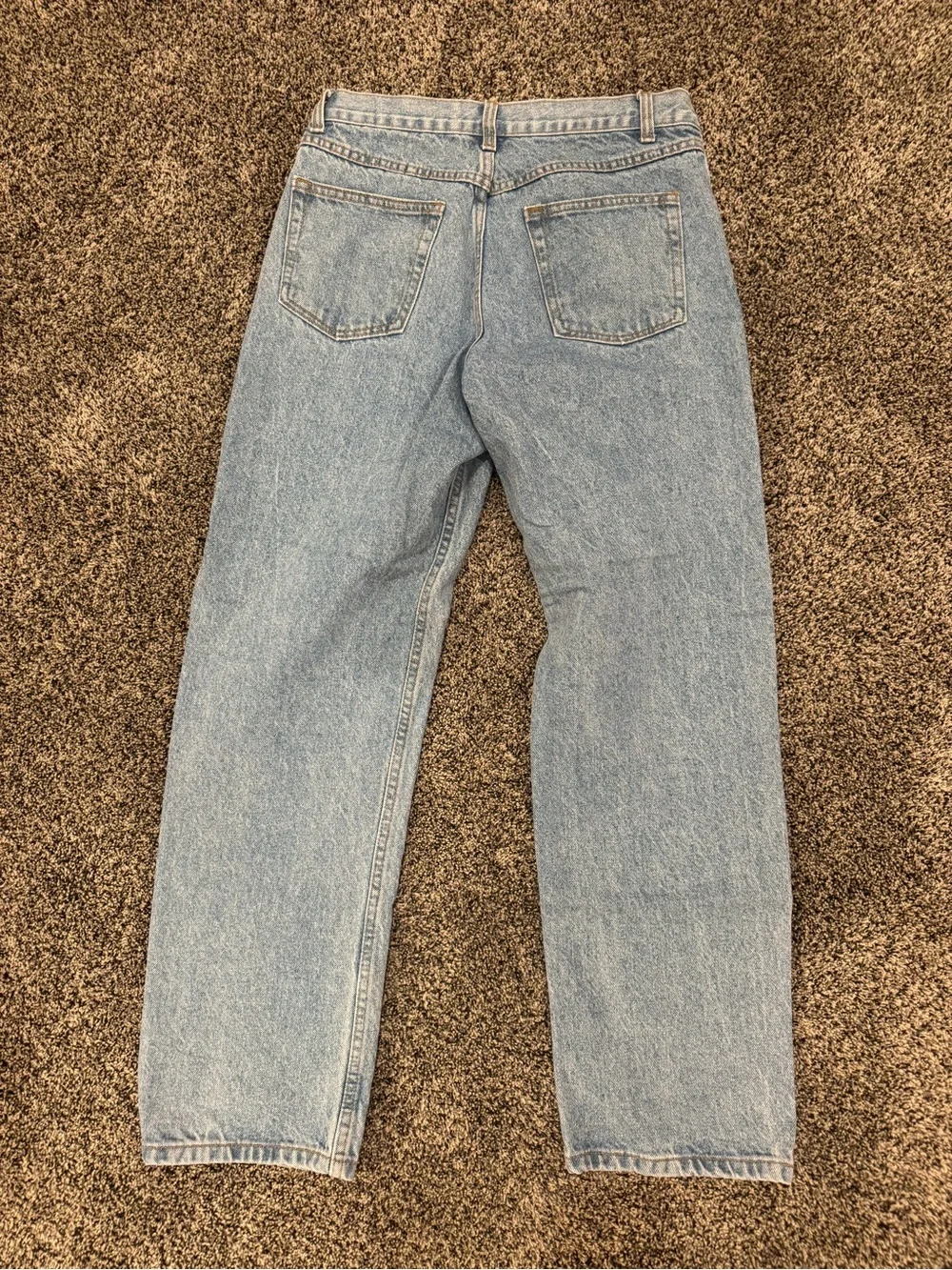 Brandy Melville | Jeans | Brandy Melville Light Blue Mid Rise Straight ...